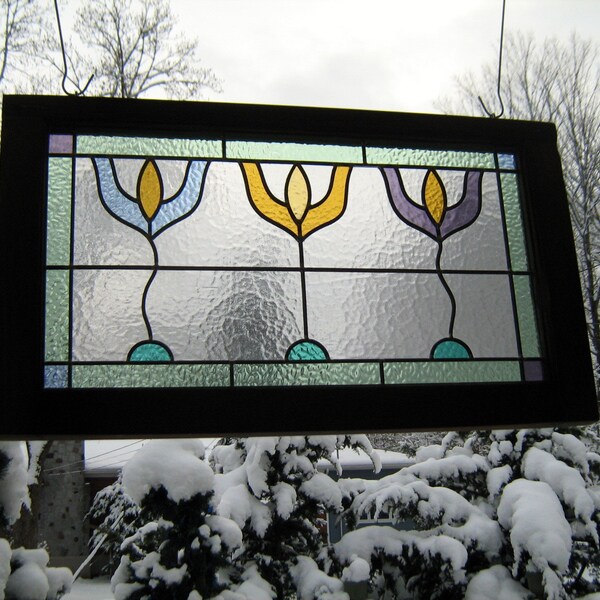 Leaded Glass Panel - Etsy