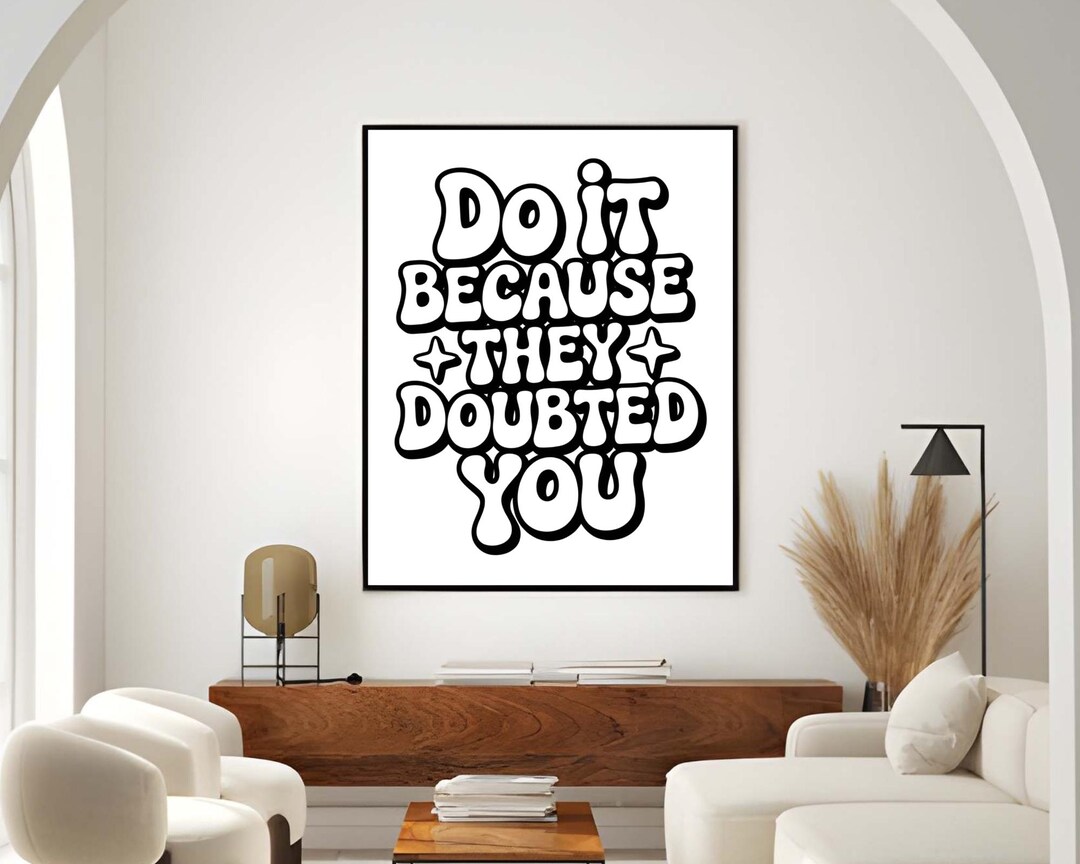 Do It Because They Doubted You SVG PNG | Retro Groovy Motivational ...