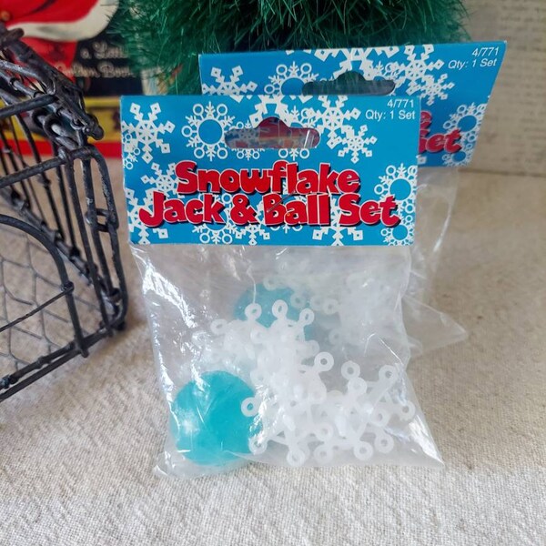 Jacks and Ball Set - Etsy