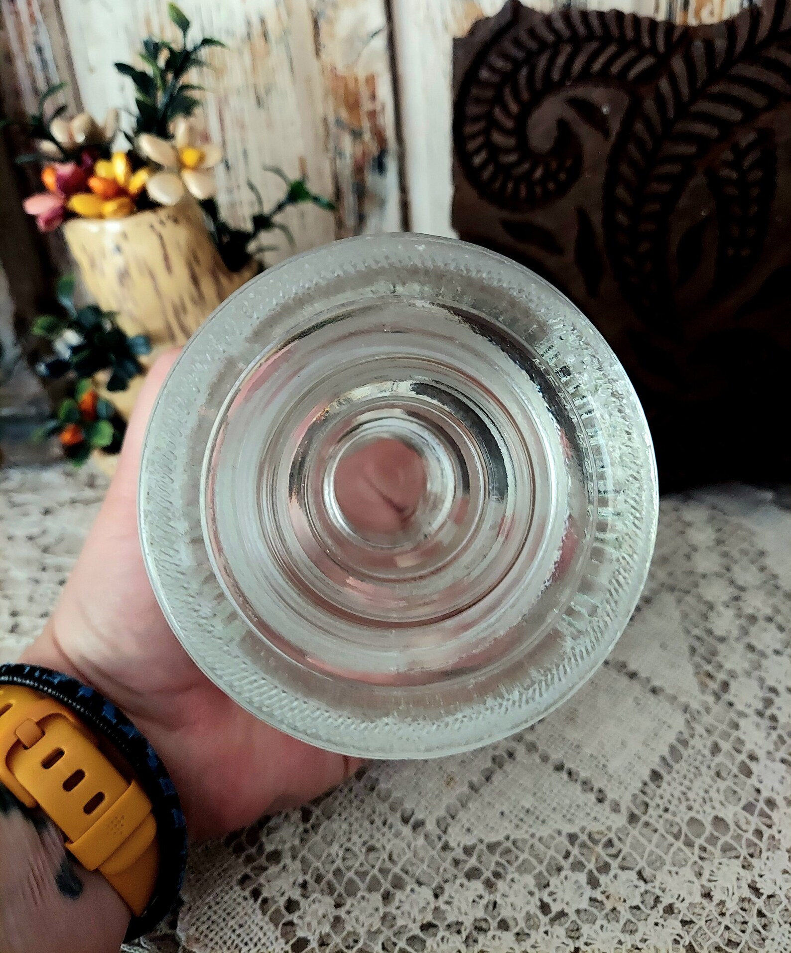 Vintage Hemingray 56 Clear Glass Insulator - Etsy