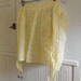 Vintage Semi Sheer Yellow Apron With Floral Pocket - Etsy