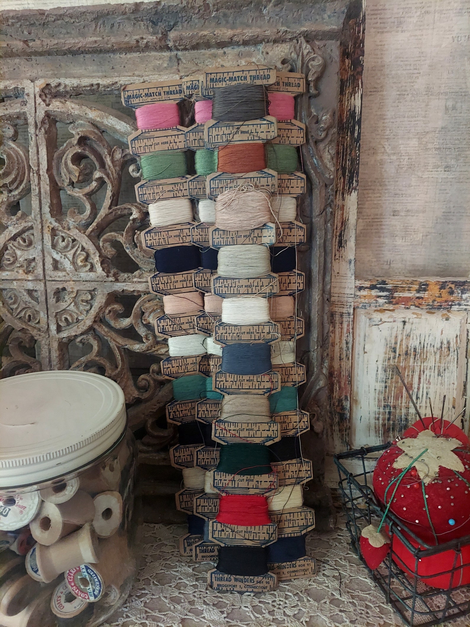 Vintage Magic Match Sewing Thread Spools You Choose - Etsy