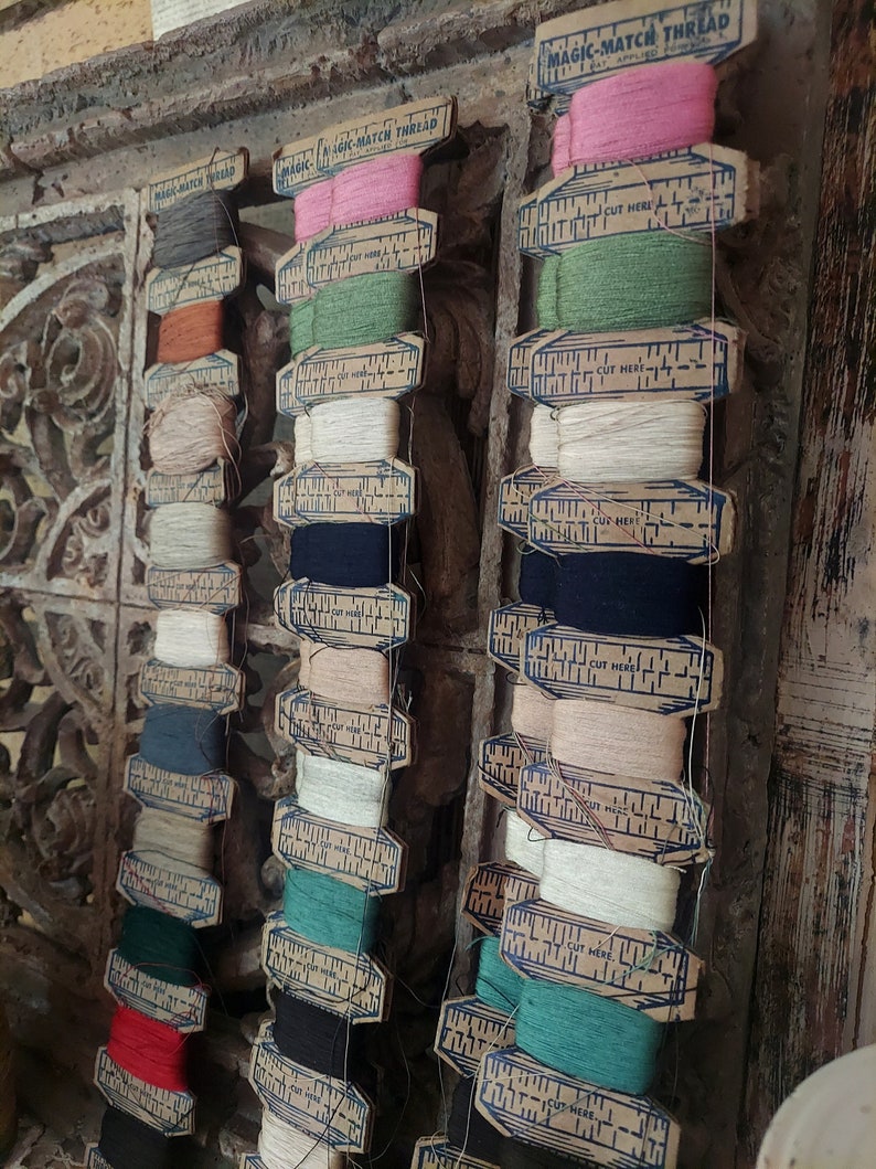 Vintage Magic Match Sewing Thread Spools You Choose - Etsy