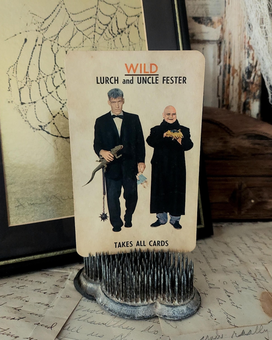 Vintage Addams Family Lurch and Uncle Fester Card - Etsy