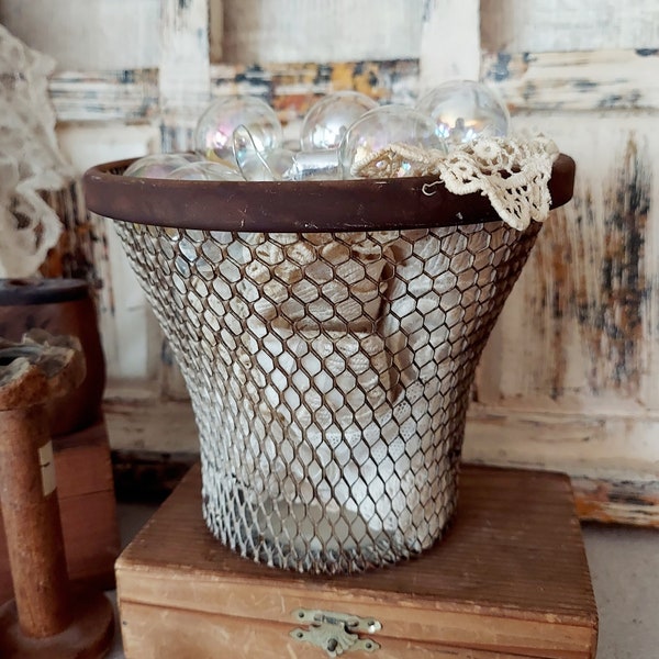 Wire Basket Planter - Etsy