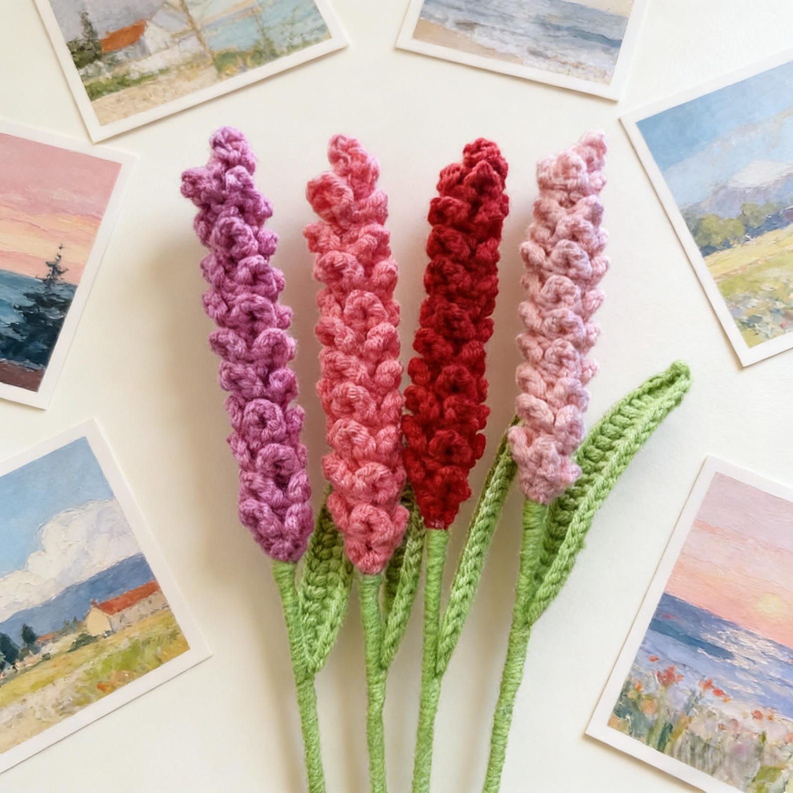 Lavender Crochet Pattern, Crochet Lavender PDF Tutorial, Flower Crochet ...