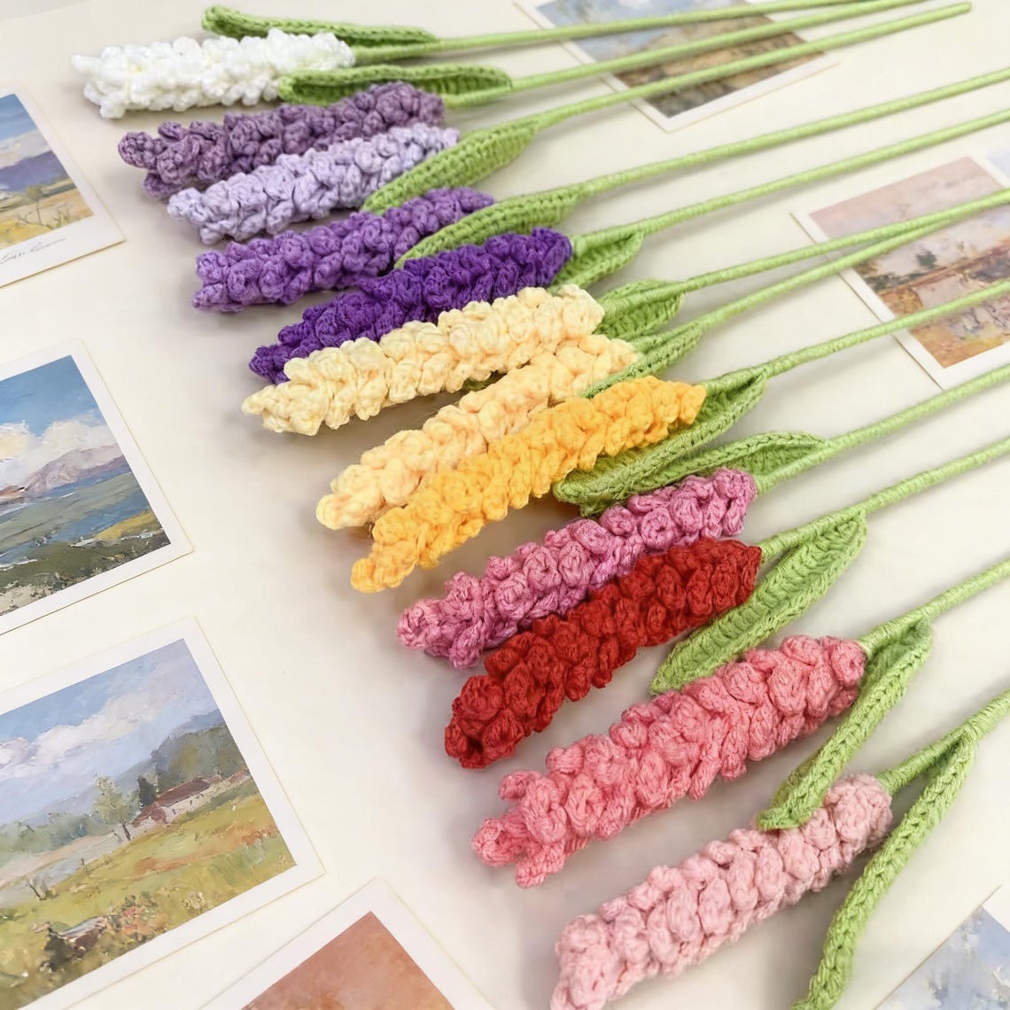 Lavender Crochet Pattern, Crochet Lavender PDF Tutorial, Flower Crochet ...