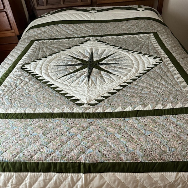Mariners Compass Quilt Pattern - Etsy