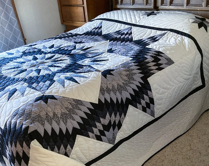 New King Size, Broken Star Quilt, Amish Quilt, Amish Handmade, Amish ...