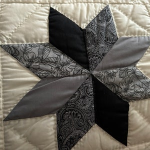 King/queen Size, Compass Star, Amish Quilt, Amish Handstitched Quilt ...