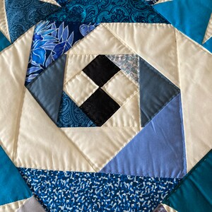 King Size, Ocean Wave, Amish Quilt, Amish Handstitched Quilt, Handmade ...