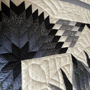 King/queen Size, Compass Star, Amish Quilt, Amish Handstitched Quilt ...