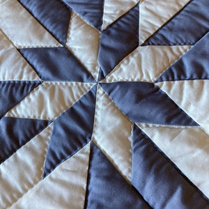 Hunters Star, Amish Quilt, King, Amish Handstitched Quilt, Handmade ...