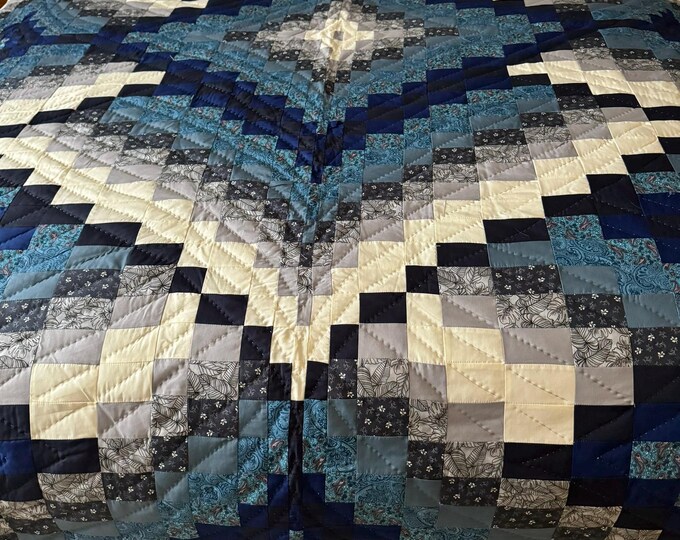 King Size, Amish Quilt, Bargello, Amish Handstitched, Handmade Quilt ...