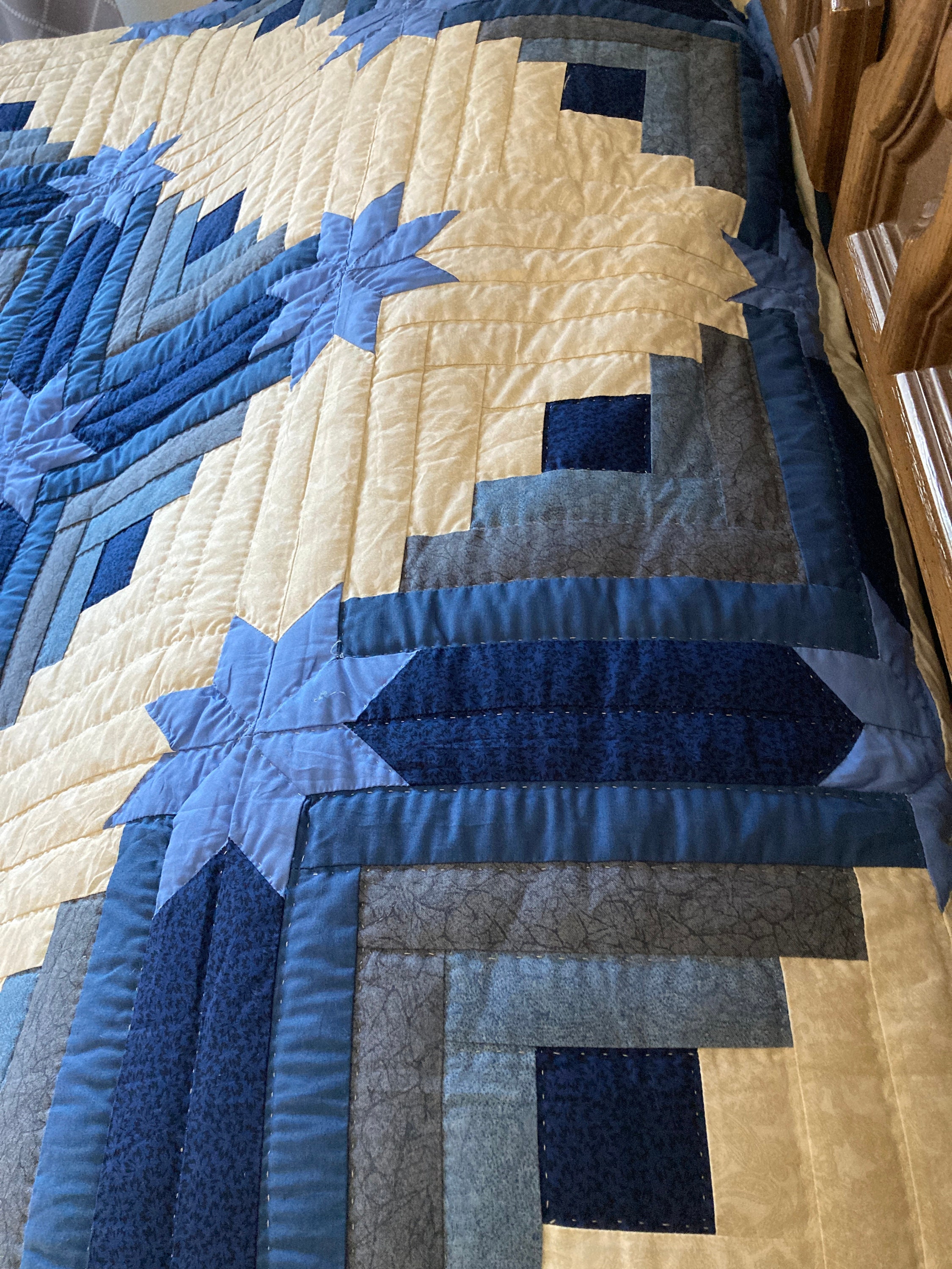 New Colorado Star, Amish Quilt, Handmade Quilt, Handstitched Quilt ...