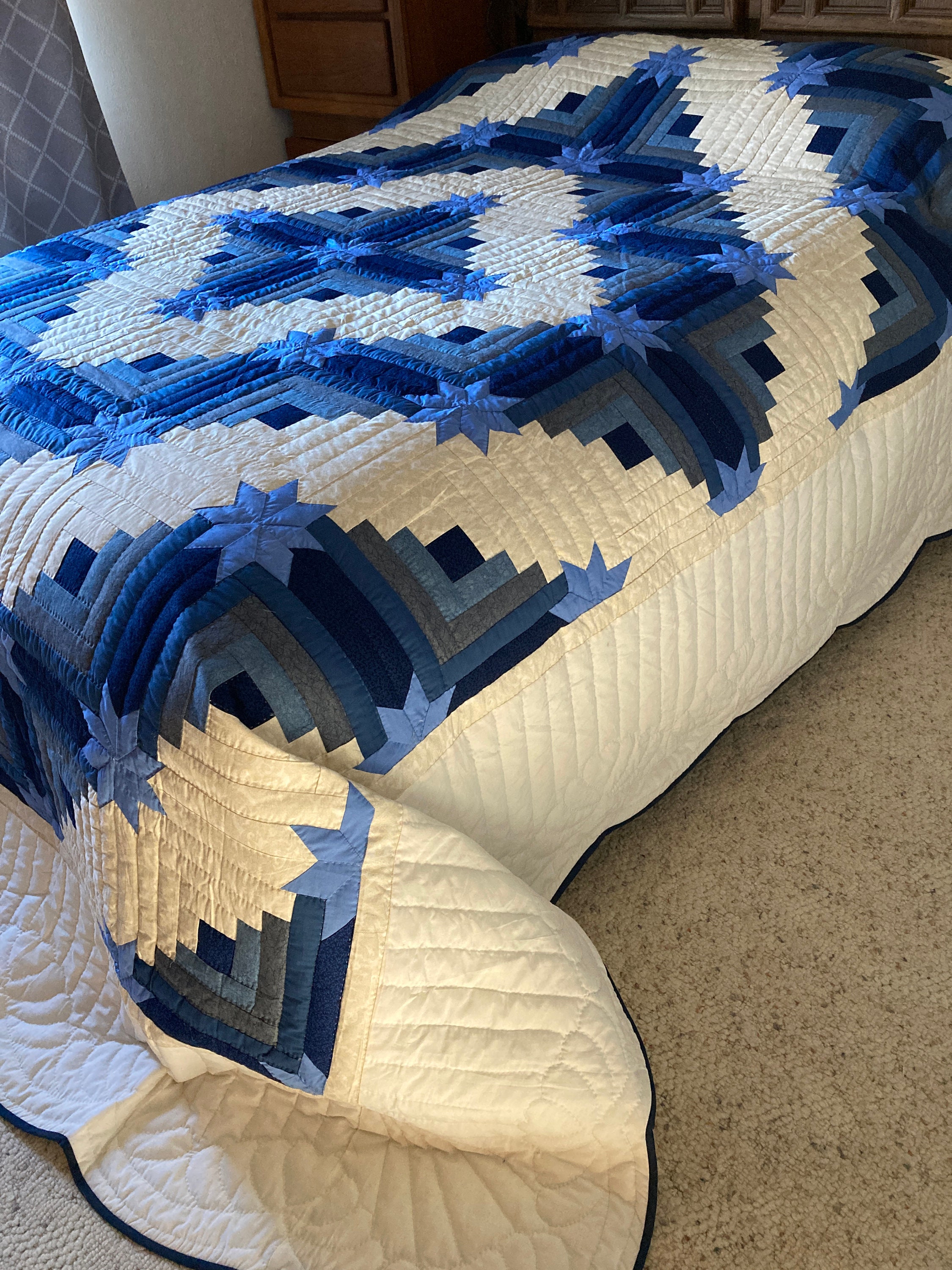 New Colorado Star, Amish Quilt, Handmade Quilt, Handstitched Quilt ...