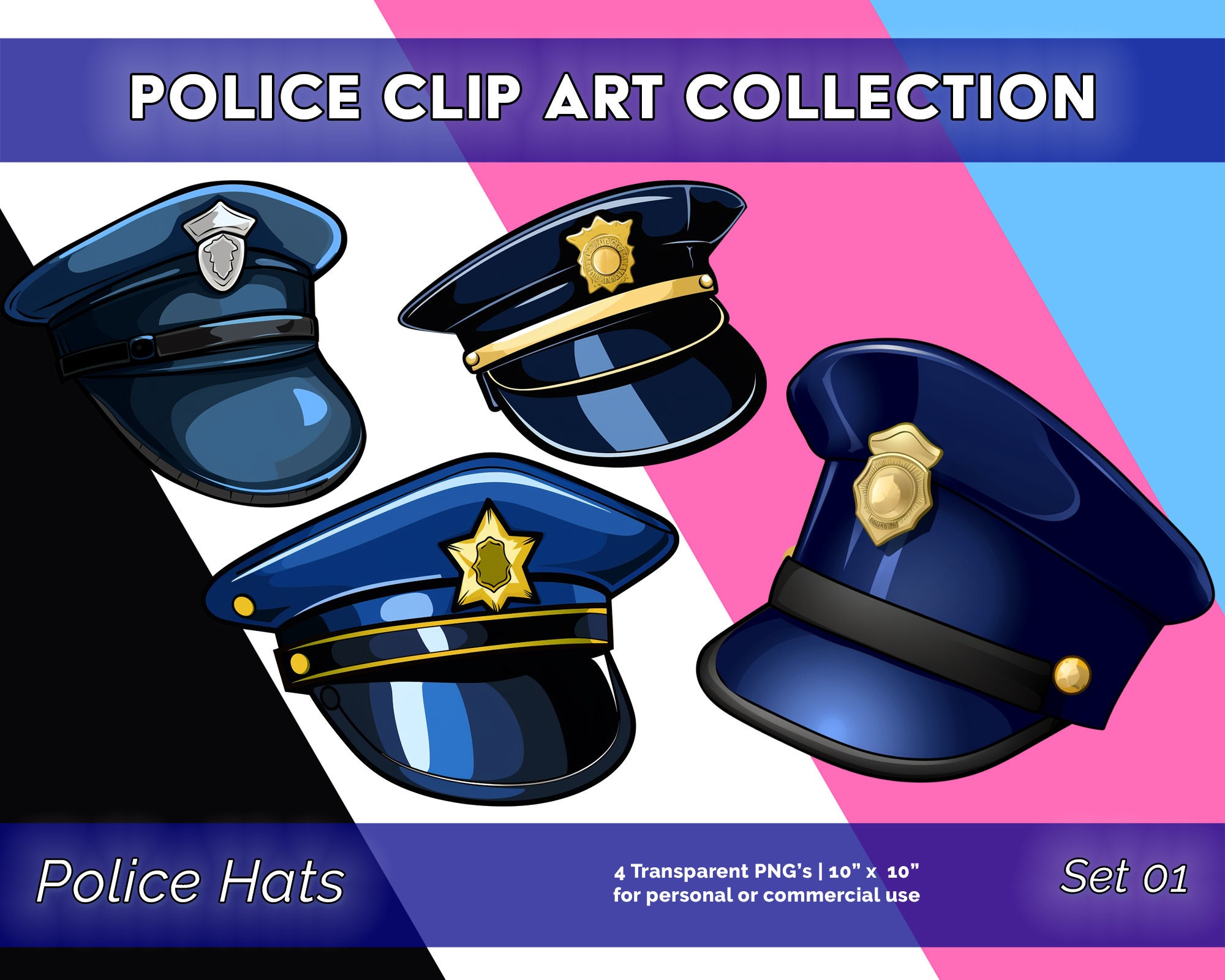 Police Hat Clip Art