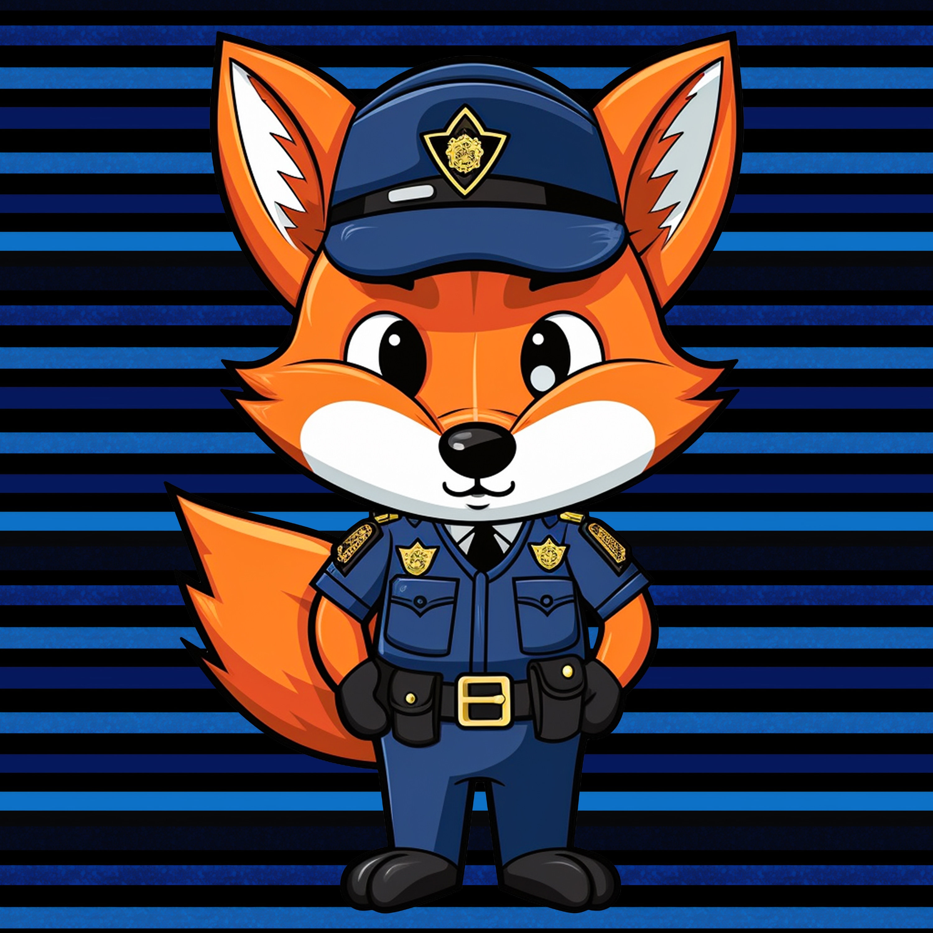 Cute Animal Police Officers, Thin Blue Line, Police, First Responder ...