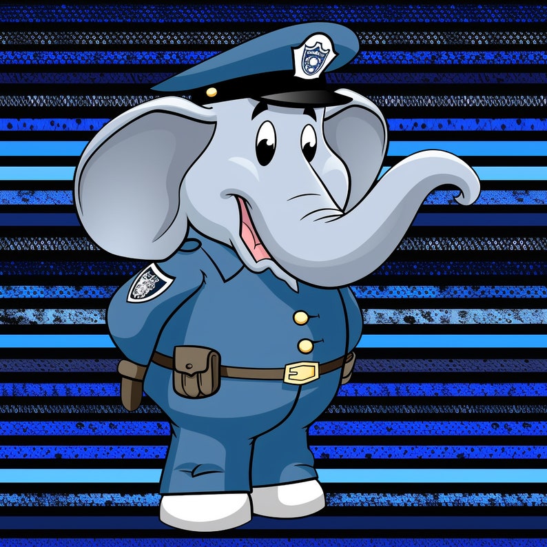 Cute Animal Police Officers, Thin Blue Line, Police, First Responder ...