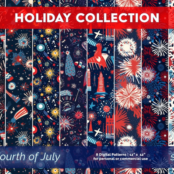 Patriotic Paper Digital - Etsy