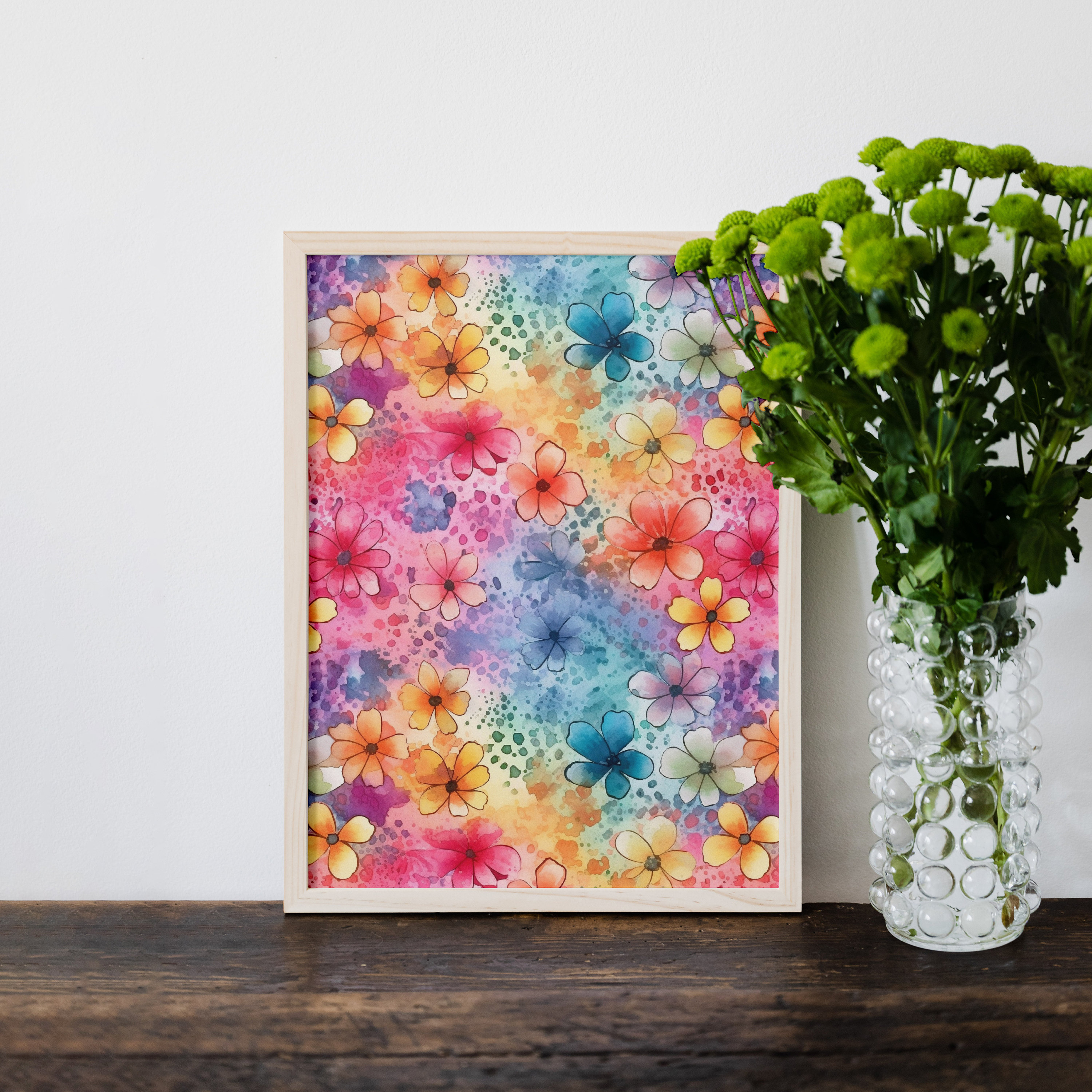 Spring Floral Medley Digital Paper - SEAMLESS - Watercolor Patterns ...