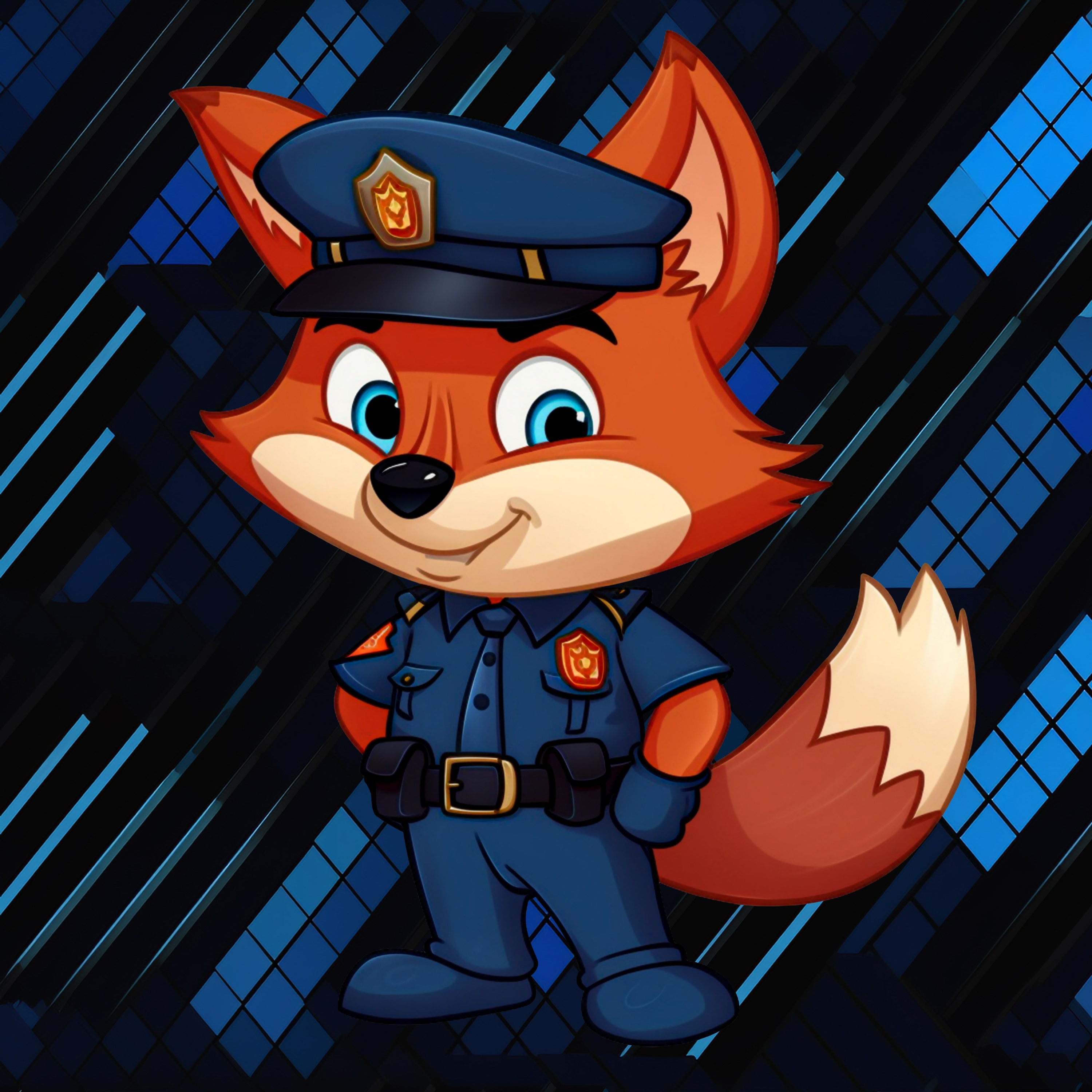 Cute Animal Police Officers, Thin Blue Line, Police, First Responder ...