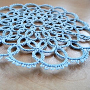 Tatting Pattern Coasters, PDF Tutorial Tatting Doily, Shuttle Tatting ...