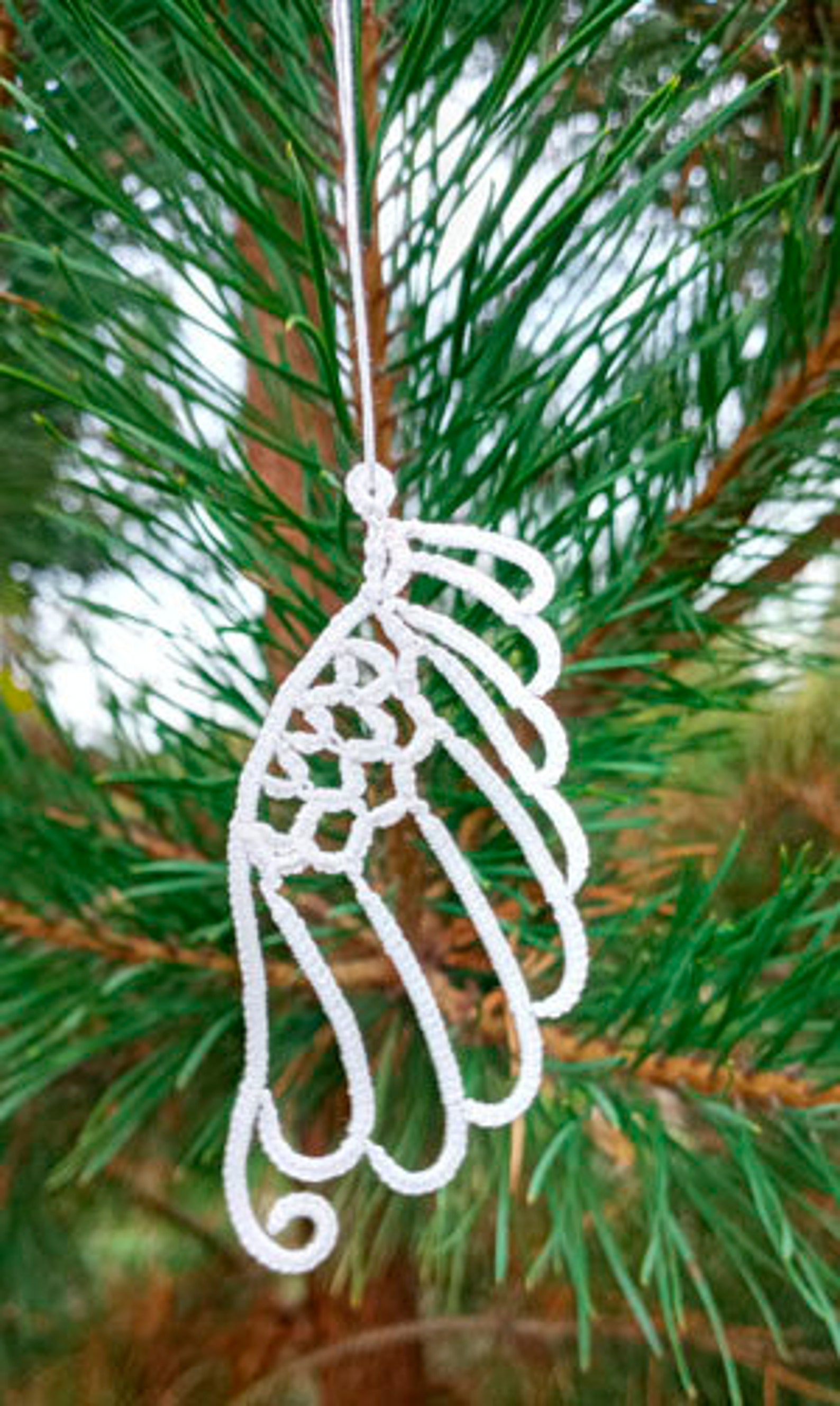 Needle Tatting Pattern angel Wing PDF and Video - Etsy