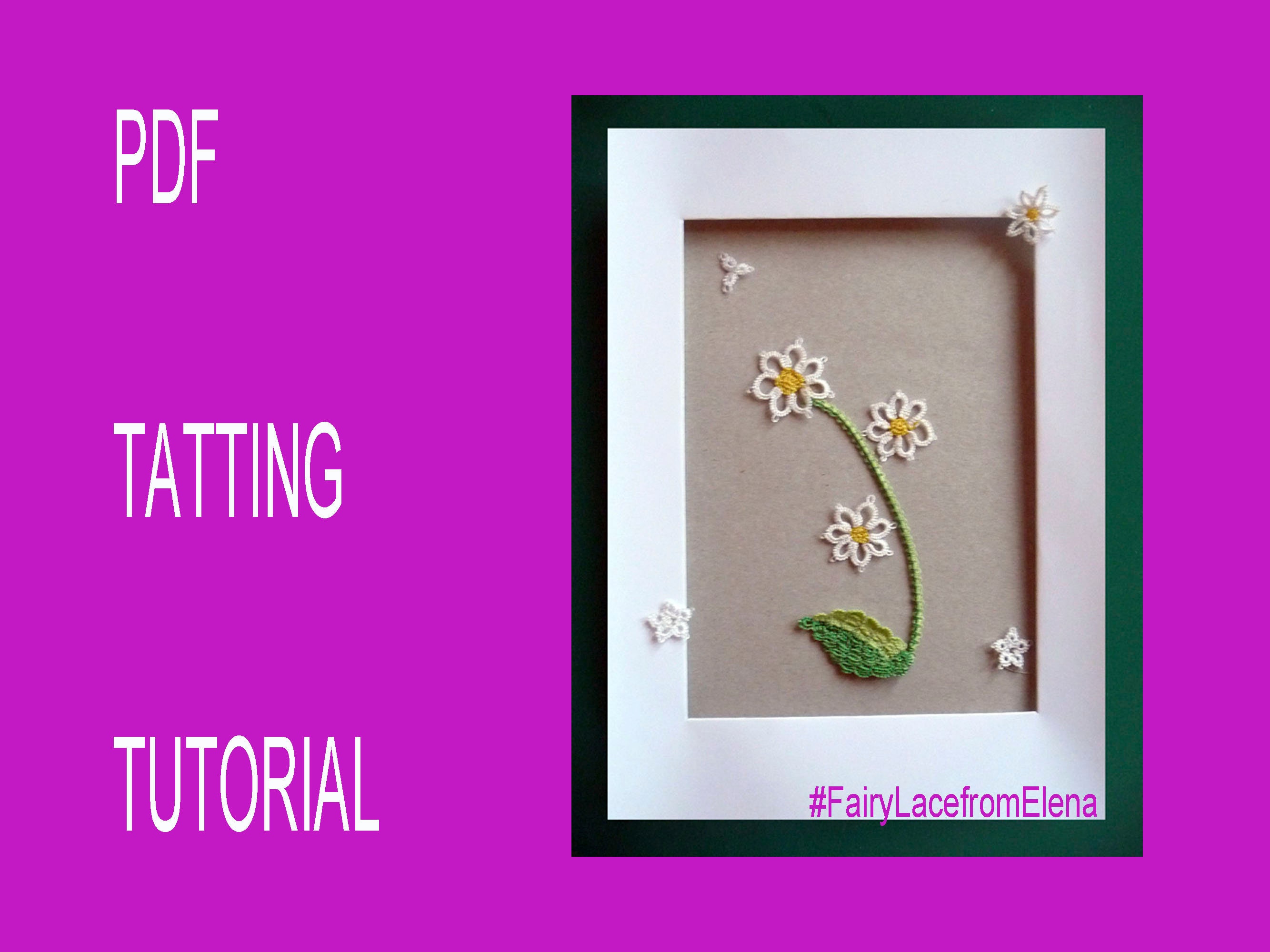 Needle Tatting Pattern, PDF Tutorial (Download Now) - Etsy