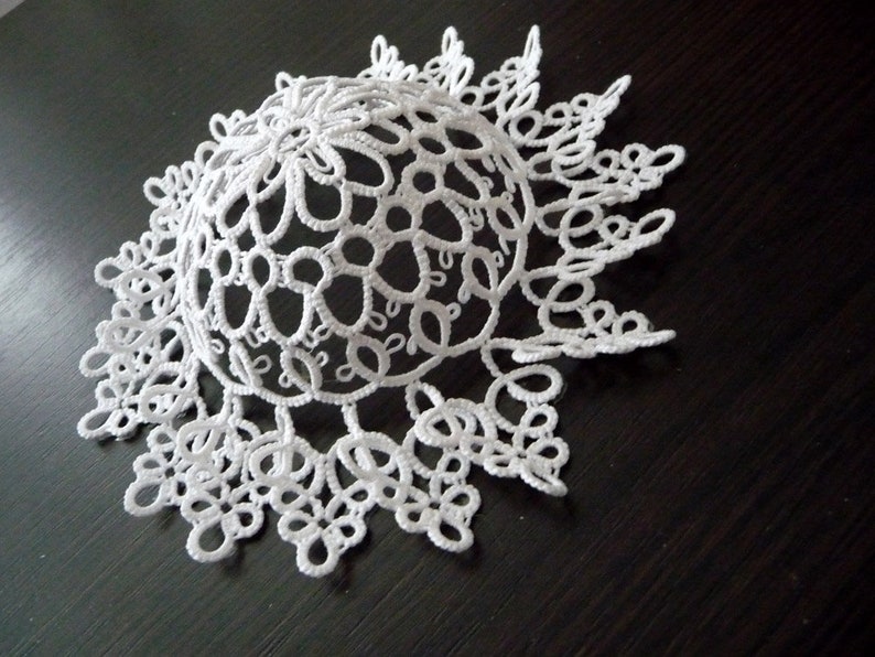 Tatting Pattern Bun Cover Bun Snood Hair Net Bun Crown Bun | Etsy