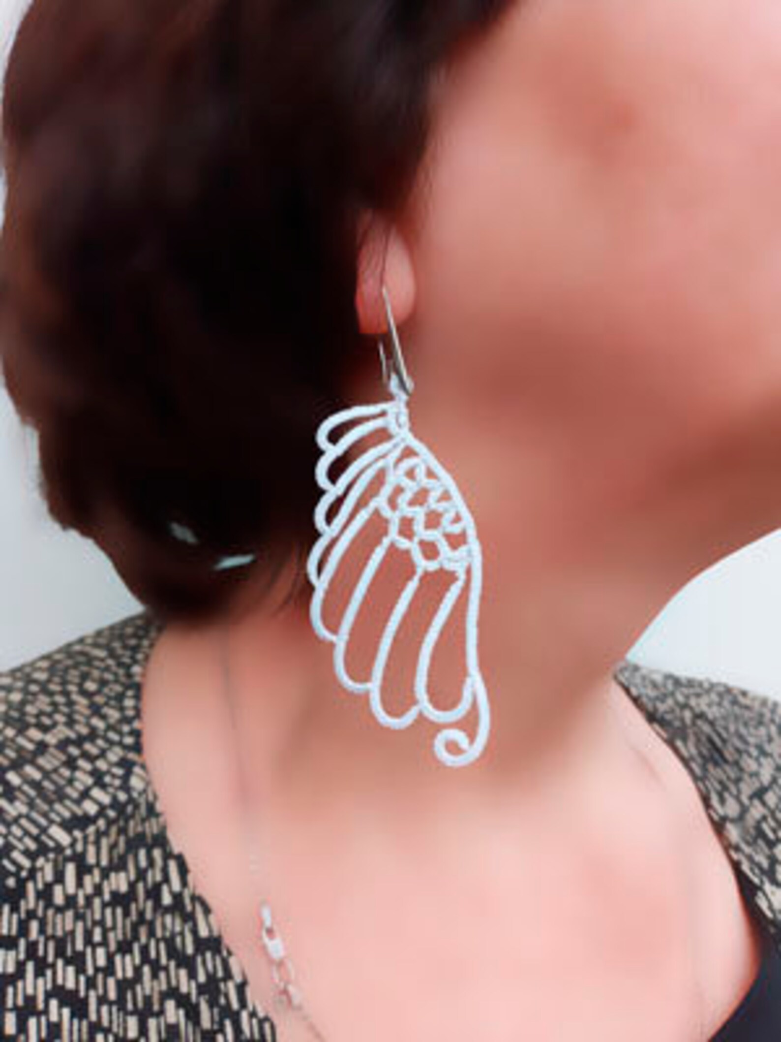 Needle Tatting Pattern angel Wing PDF and Video - Etsy