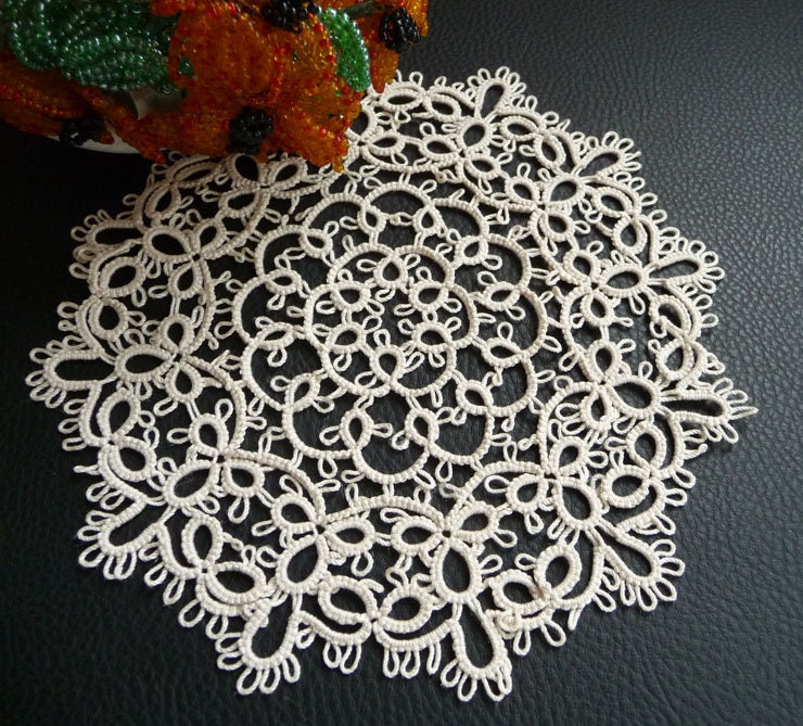 Tatting Pattern Round Doily 