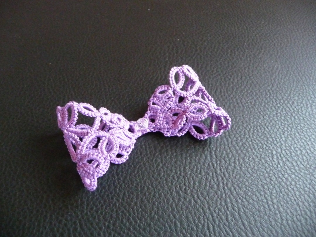 Easy Tatting Pattern 3D Bow, PDF Tutorial, Easy Tatting - Etsy