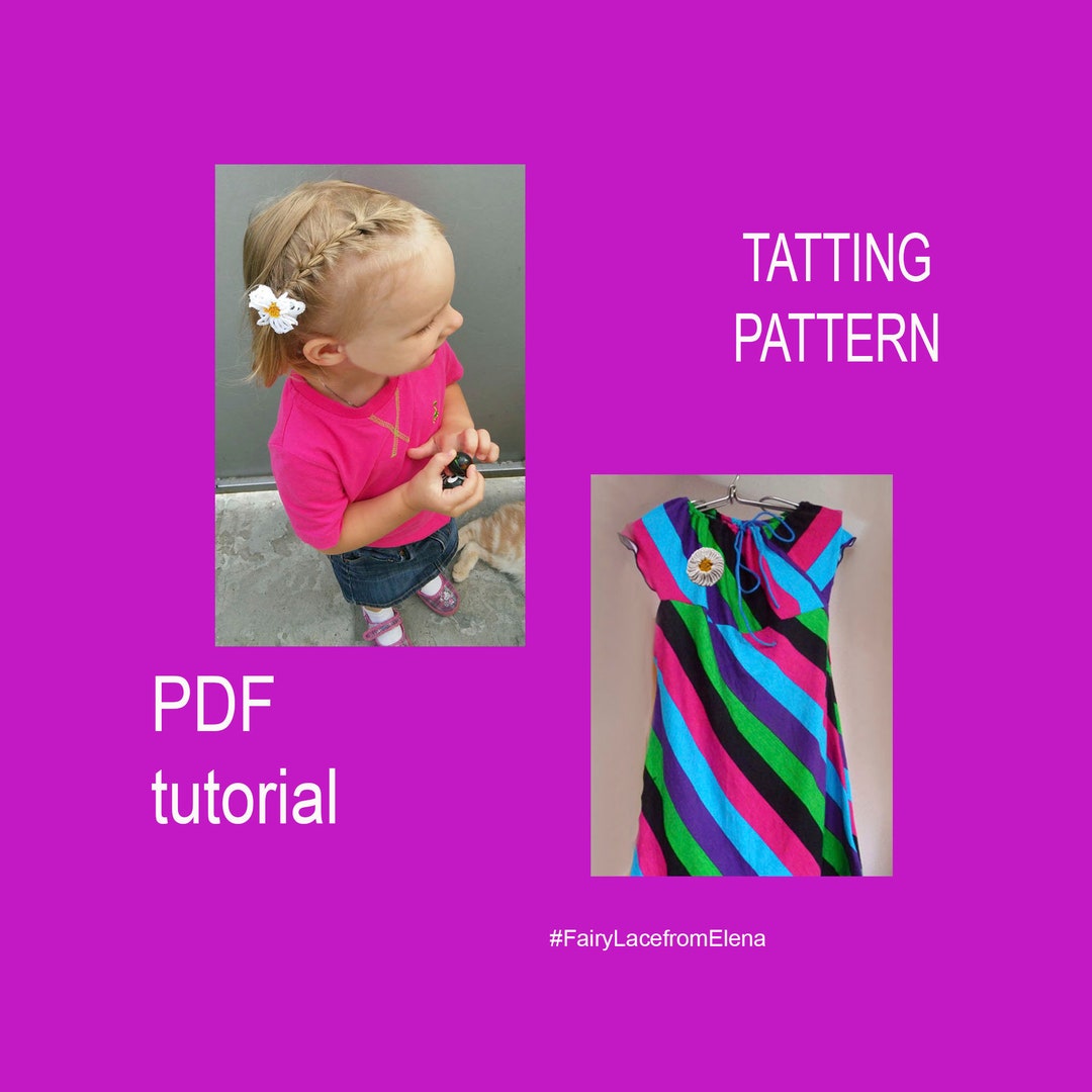 Tatting Pattern Chamomile Flower Pdf Tatting Tutorial Etsy