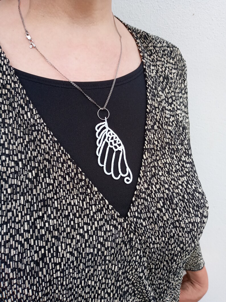 Needle Tatting Pattern angel Wing PDF and Video - Etsy