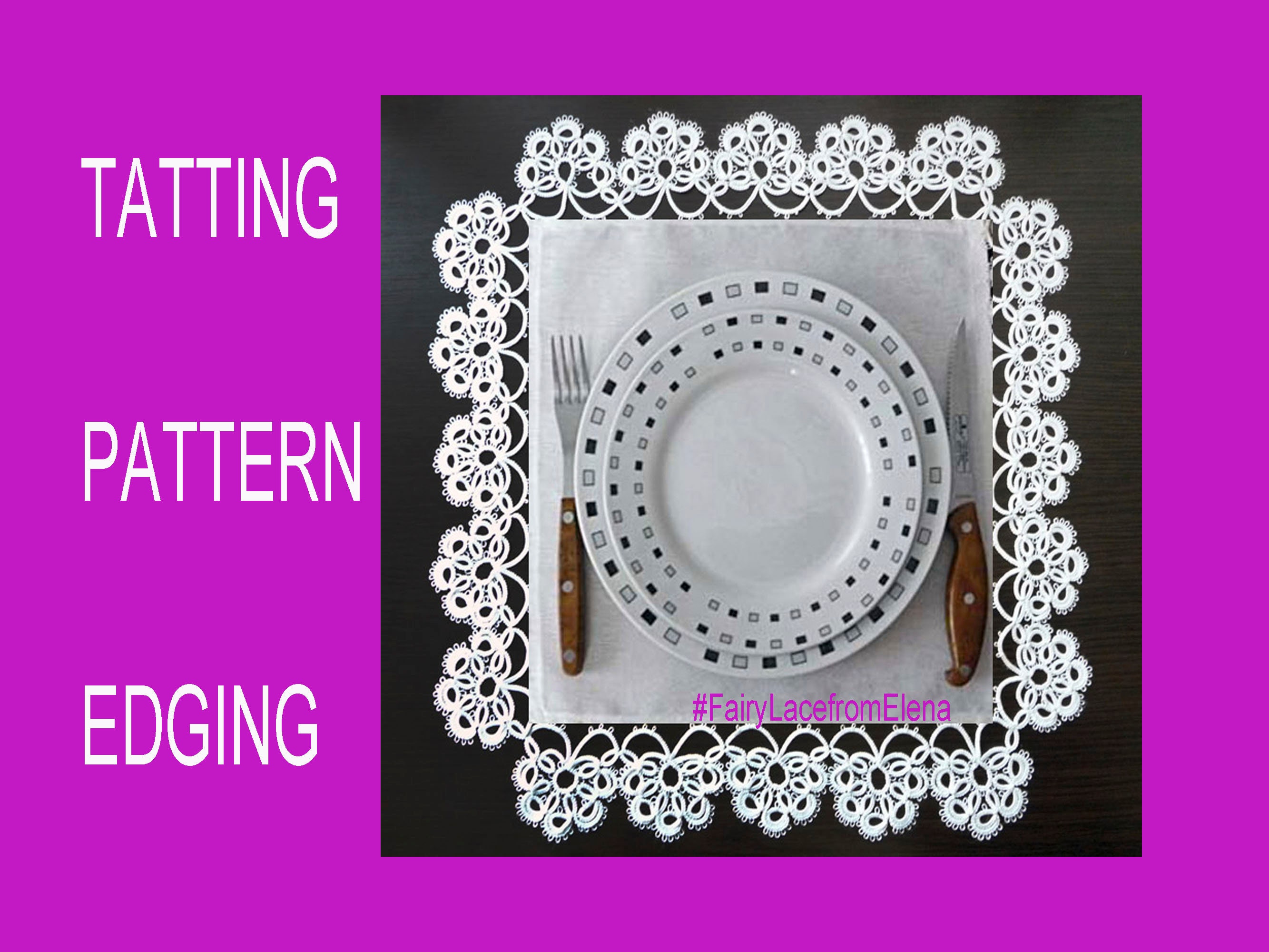 PDF Tatting Pattern Lace Border Seashells Tatting Edging - Etsy
