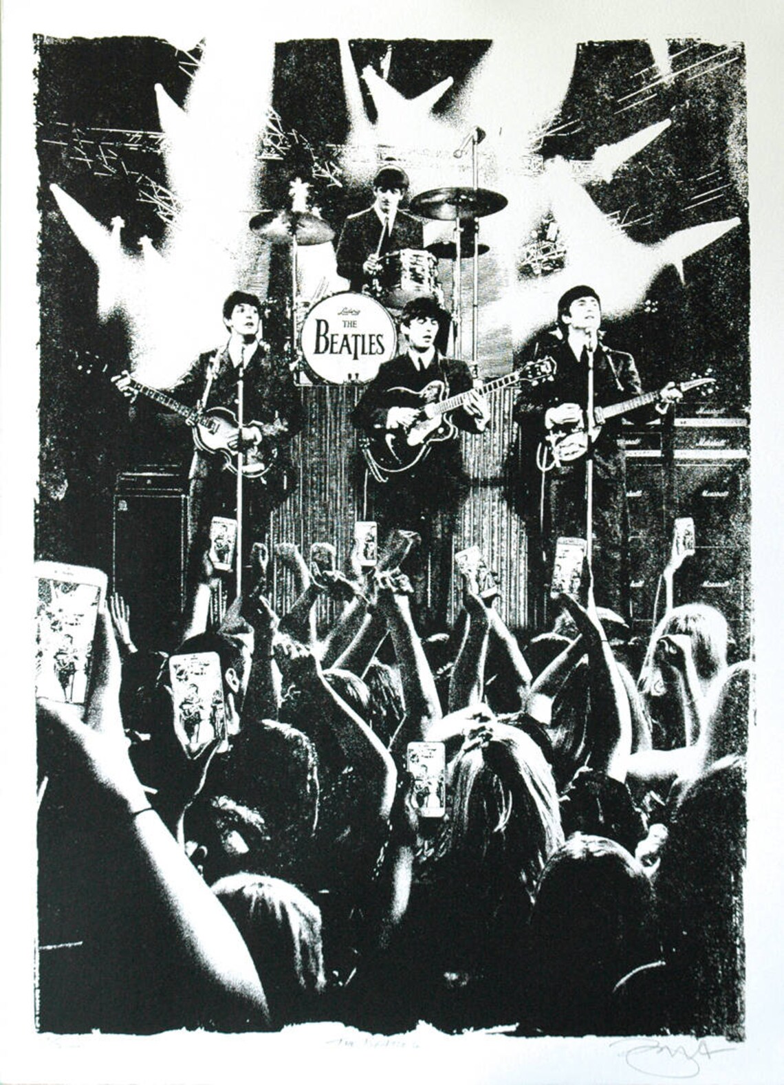 An Audience With the the Beatles Hand Pulled Limited Edition - Etsy