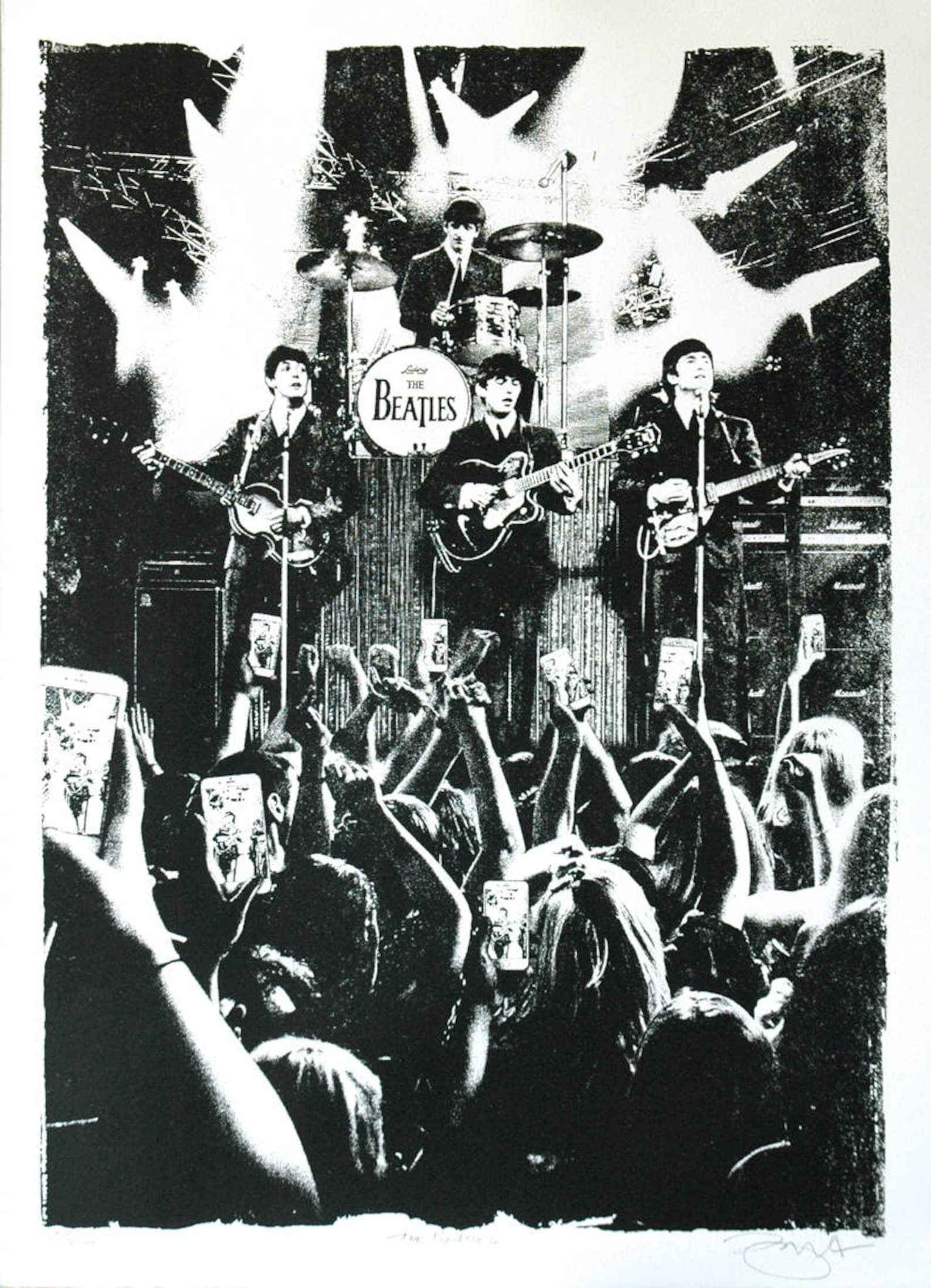 An Audience With the the Beatles Hand Pulled Limited Edition Screen ...