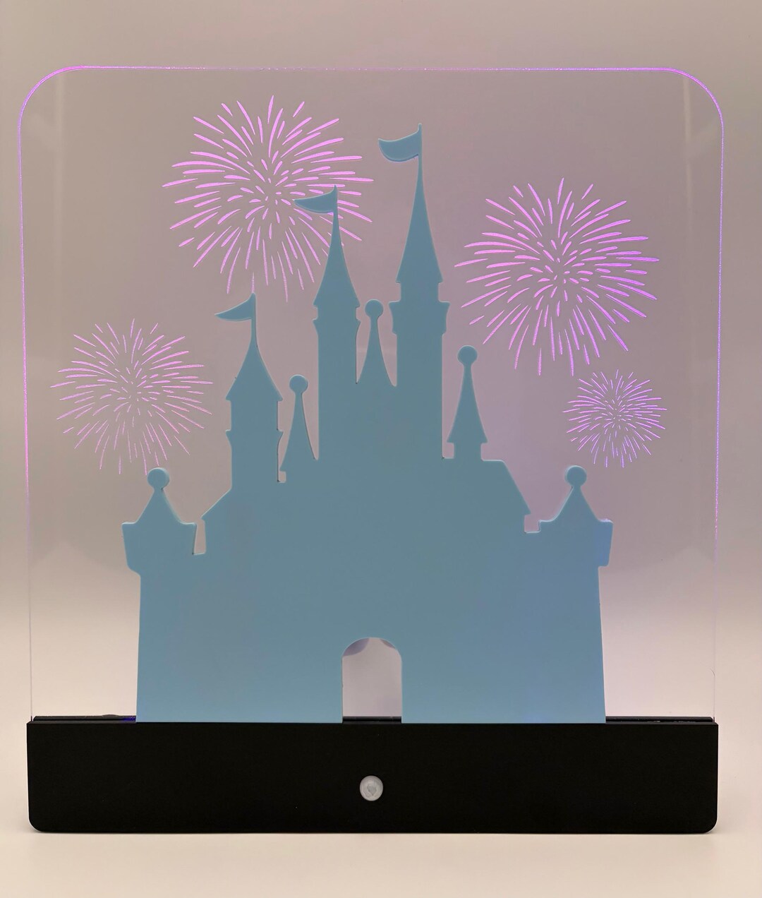 Light-up Castle Fireworks Magnet - Etsy
