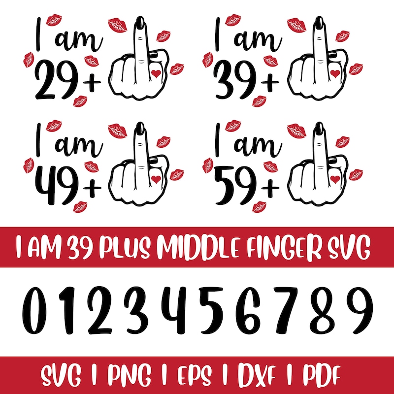 Middle Finger Svg - Etsy