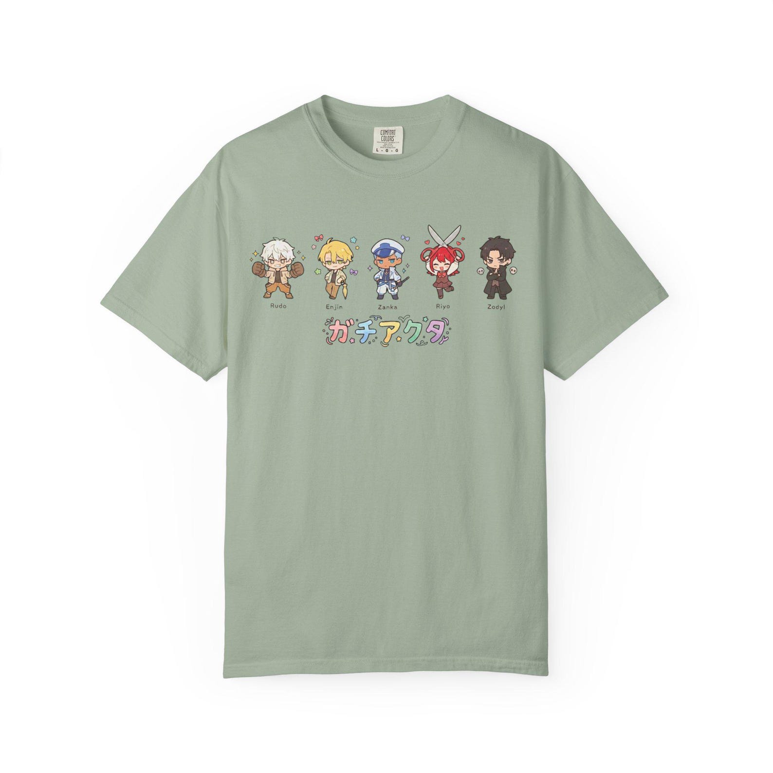Gachiakuta Chibi Art Shirt | Rudo Enjin Zanka Riyo Zodyl | Cute Manga ...