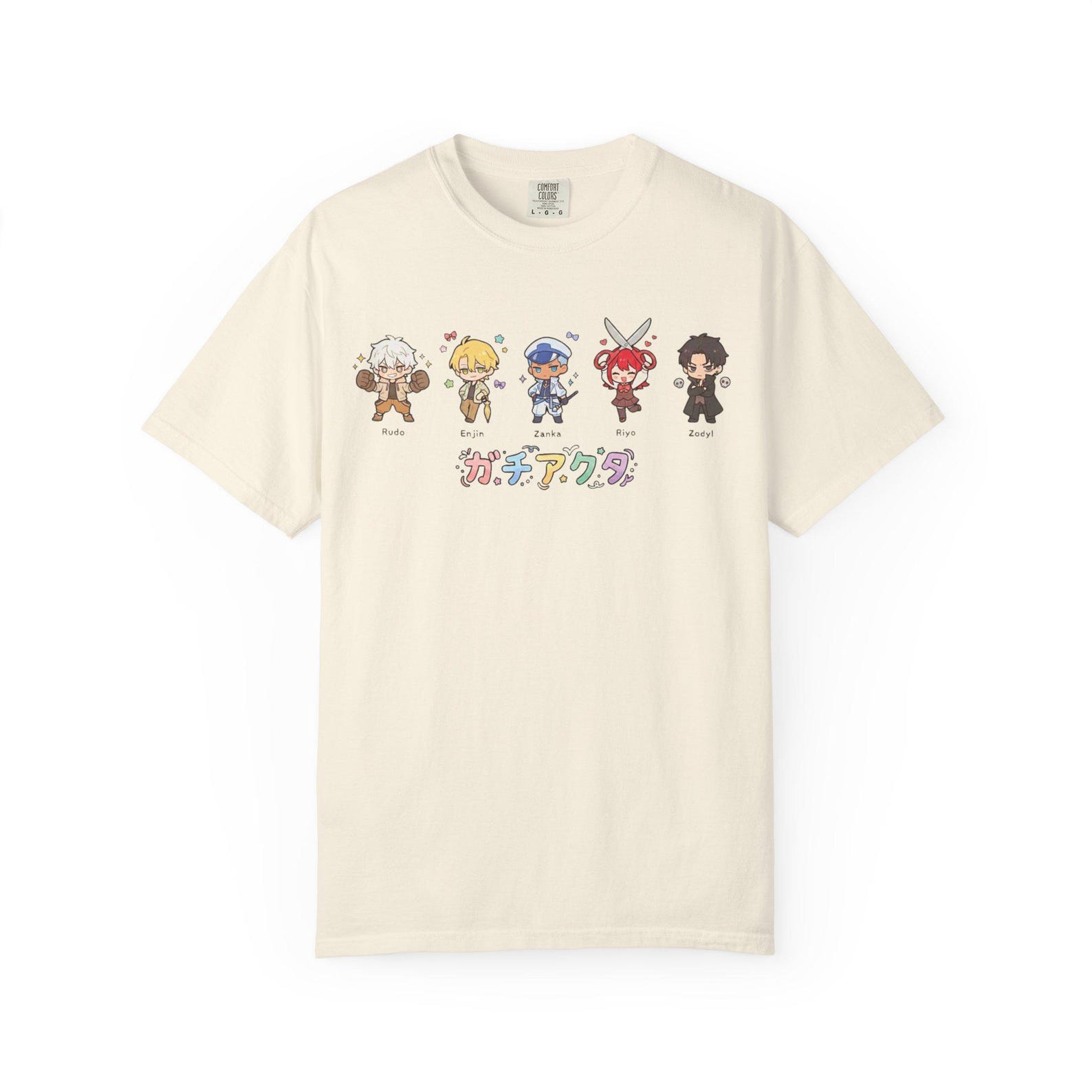 Gachiakuta Chibi Art Shirt | Rudo Enjin Zanka Riyo Zodyl | Cute Manga ...
