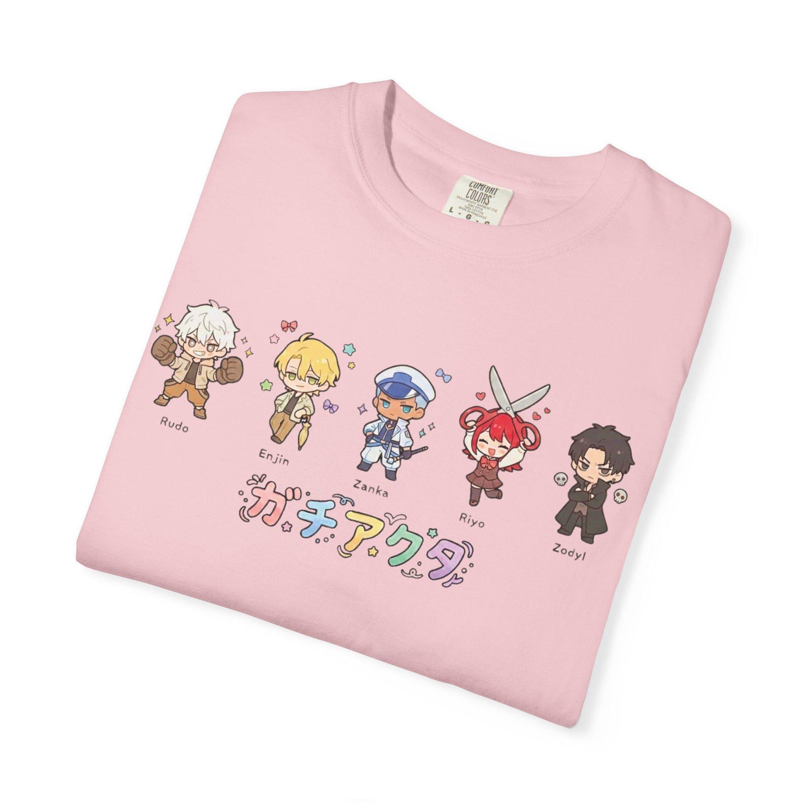 Gachiakuta Chibi Art Shirt | Rudo Enjin Zanka Riyo Zodyl | Cute Manga ...