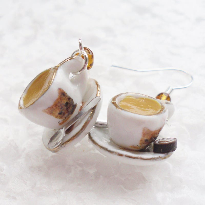 Polymer Tea Jewelry - Etsy UK