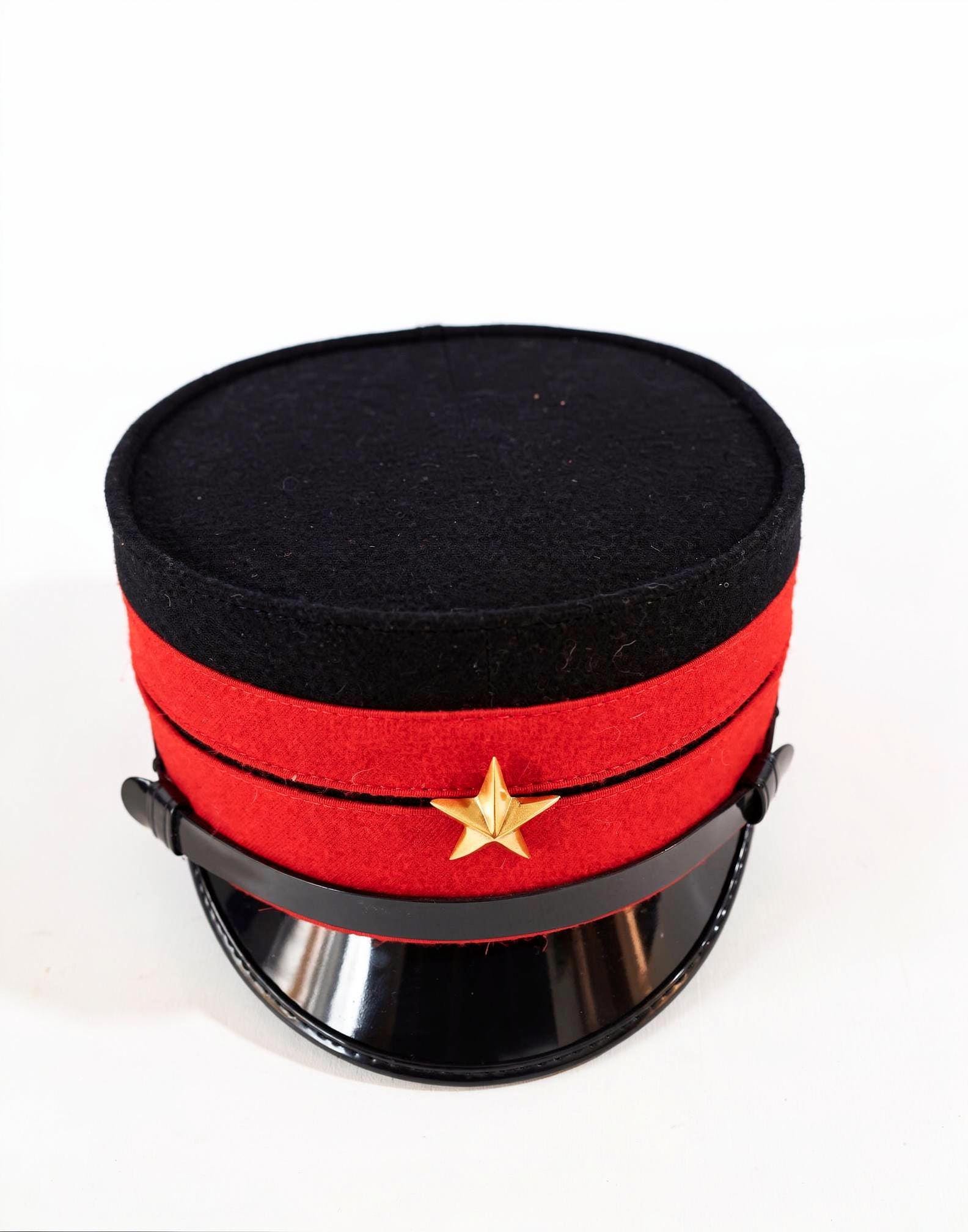 Japanese Military Officer Hat – Type 45 IJA Peaked Service Cap Replica ...
