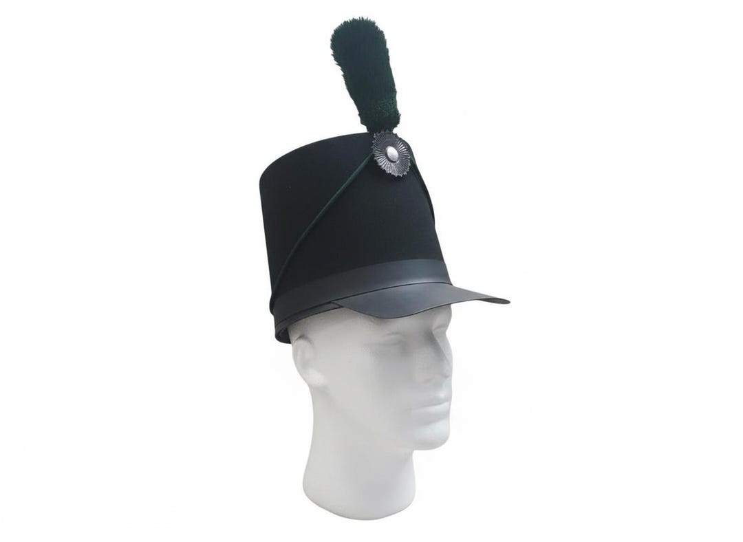Handmade Belgic Shako Hat – 95th Rifles Napoleonic War Reenactment Cap ...