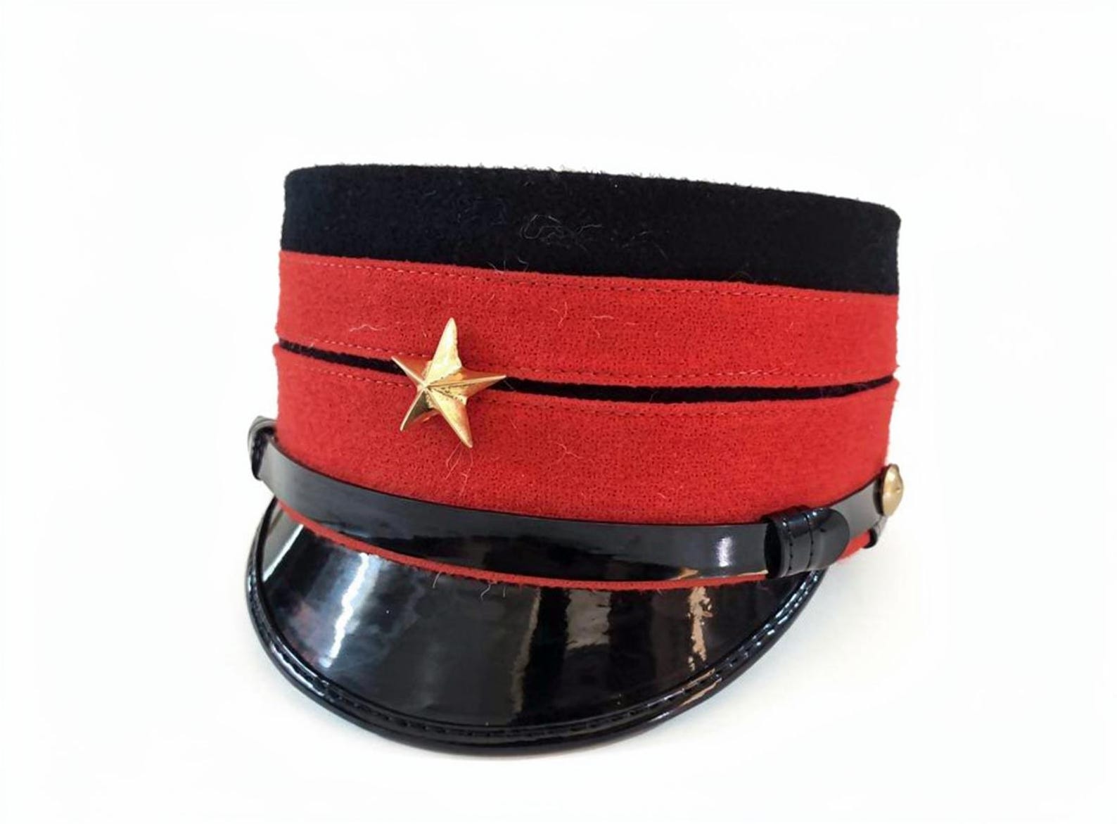 Japanese Military Officer Hat – Type 45 IJA Peaked Service Cap Replica ...