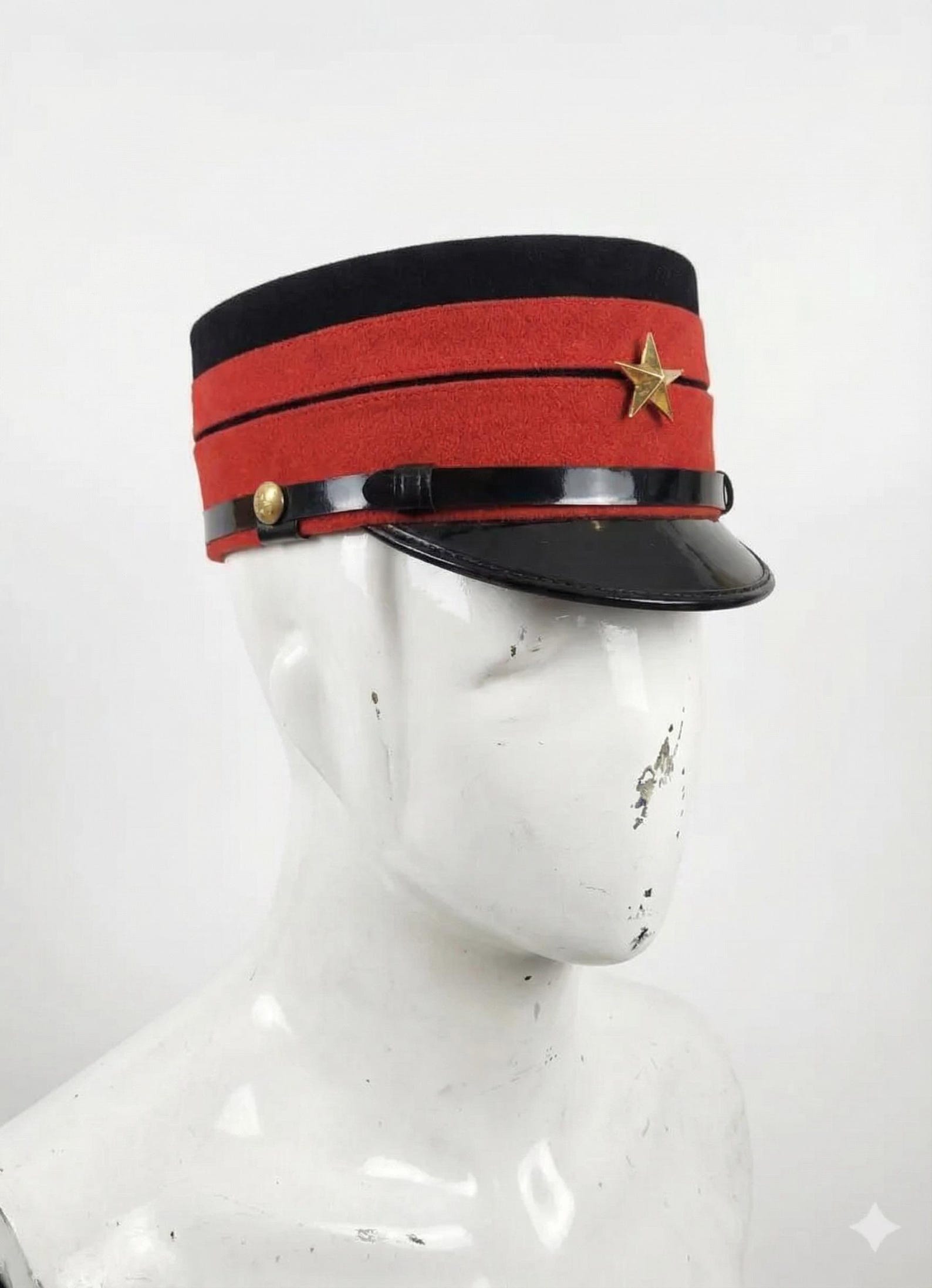 Japanese Military Officer Hat – Type 45 IJA Peaked Service Cap Replica ...