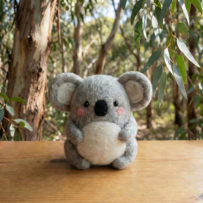 Needle Felted Fox, Handmade Wool Animal Doll, Woodland Decor - Etsy