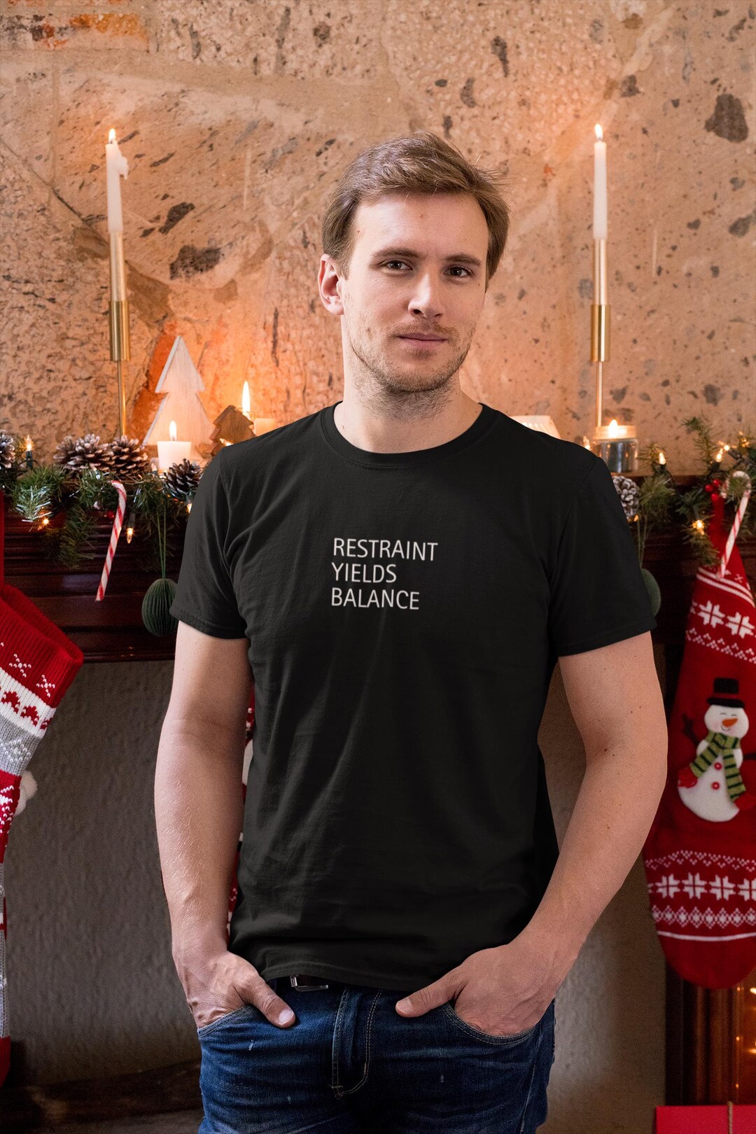 RESTRAINT YIELDS BALANCE T-shirt - Etsy